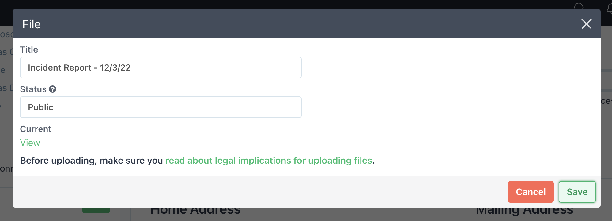 Adding Files to Profiles – Elvanto