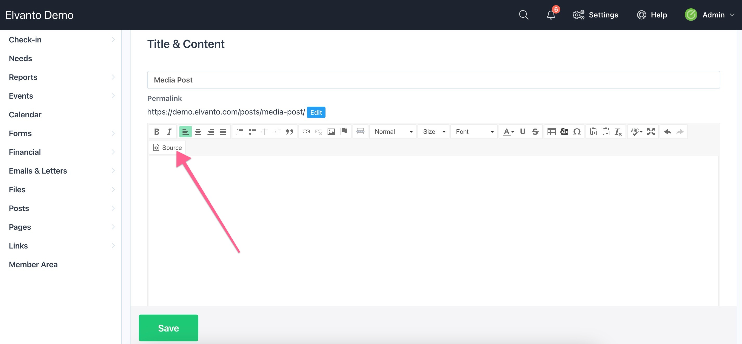 Embedding Videos in Member Area Posts – Elvanto